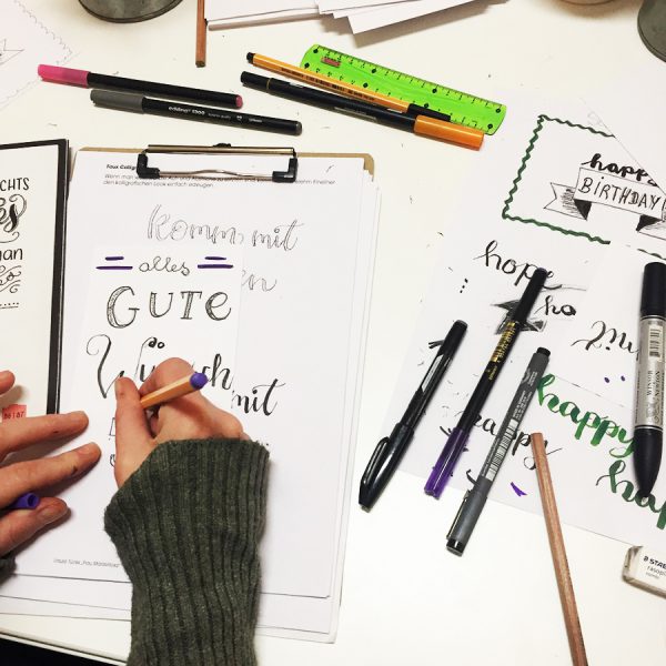 Lettering lernen – Die Kunst der schönen Buchstaben